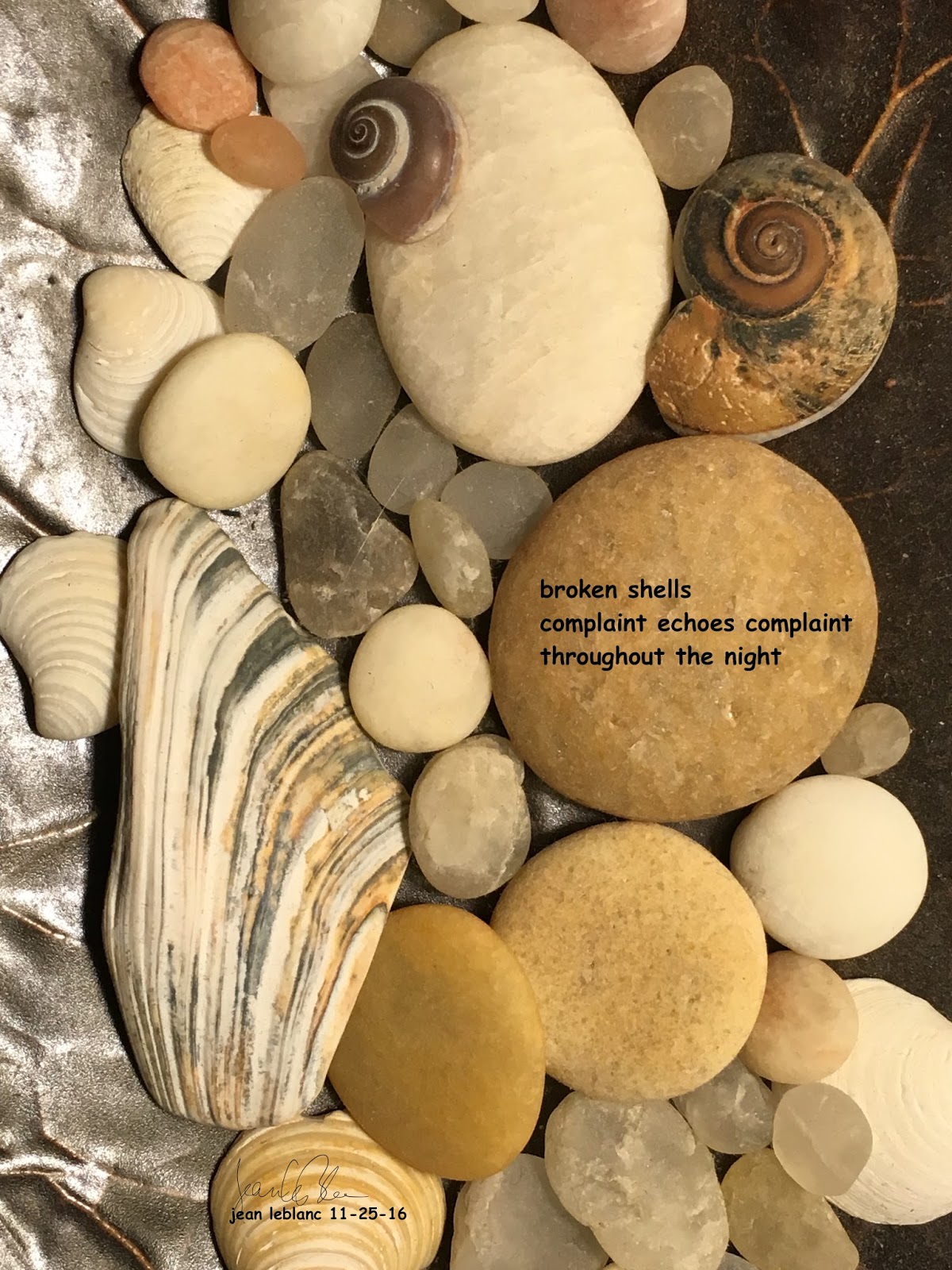 Jean LeBlanc Poetry: Broken Shells