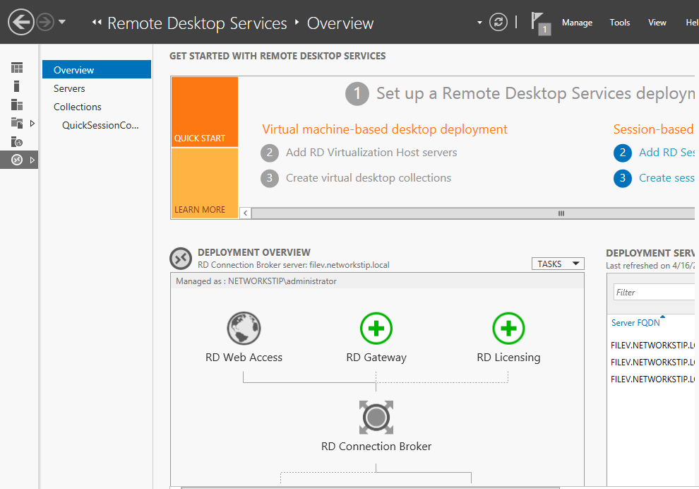 Windows Server 2012 Remote Desktop Service RDWeb Remote App Publishing ...