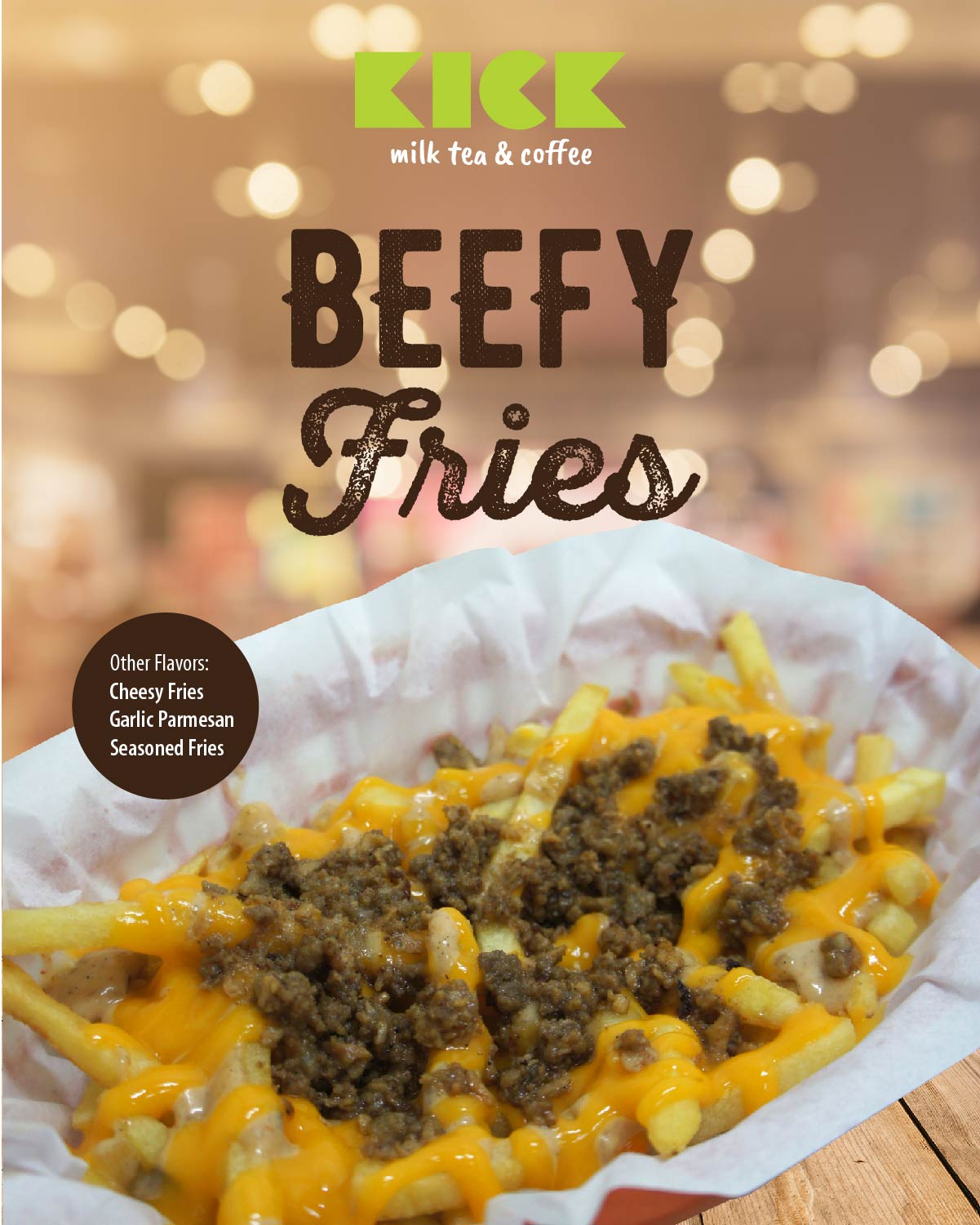 KICK Milk Tea & Coffee: Not Your Ordinary Fries!