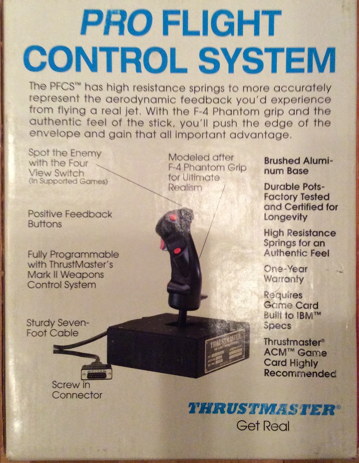Leugengroot's Retro Flightsim Blog: Thrustmaster FCS pro and WCS Mark II