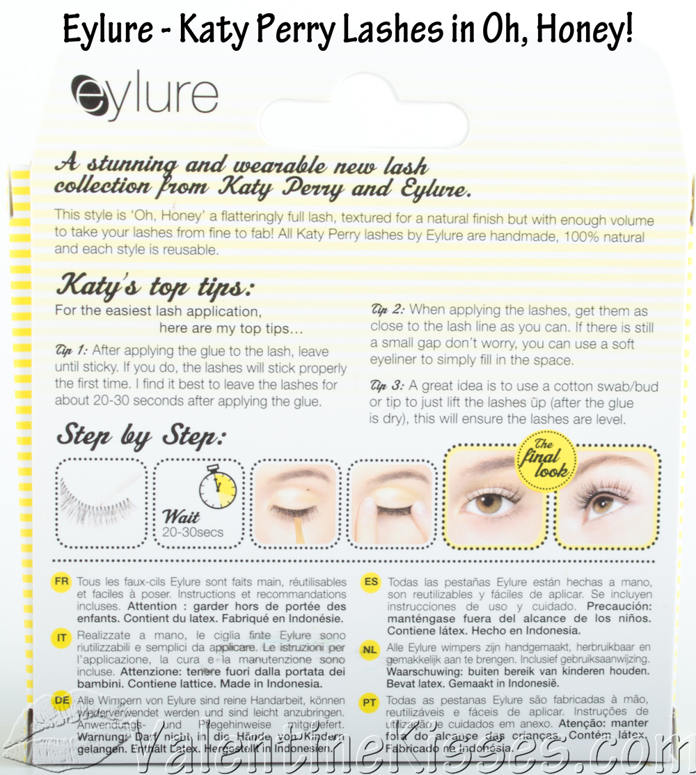 Valentine Kisses: Eylure Katy Perry False Lashes in Oh, Honey! - pics ...
