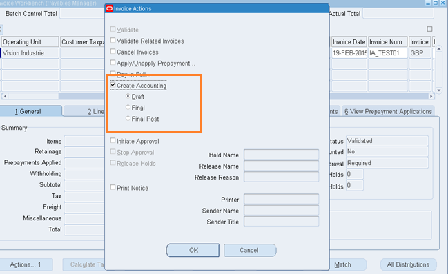 Oracle Financials Blog Oracle Payables How To Enter A Standard Invoice