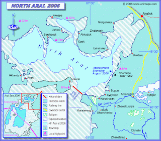 Water footprint and virtual water for iPhone: Save The Aral Sea #1 - Dams