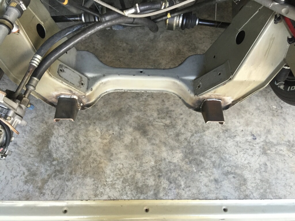 Delorean / VR6 conversion project: New engine mounting points