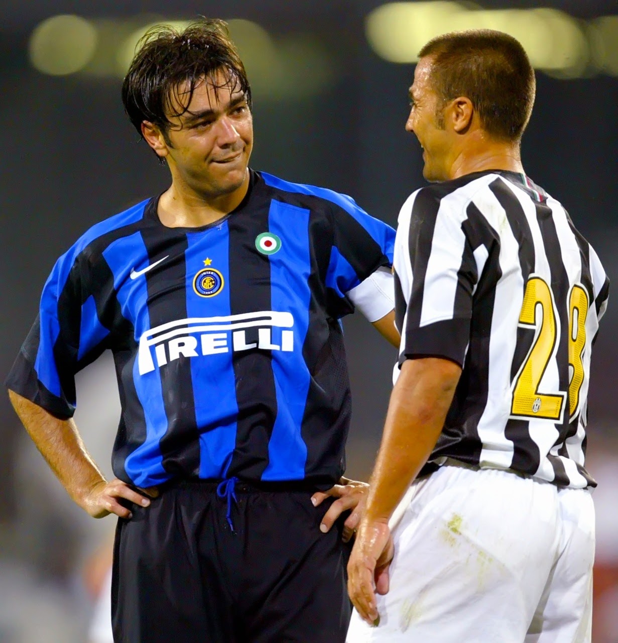Fabio Cannavaro & Alvaro Recoba - Inter Milan v Juventus | Sporting ...