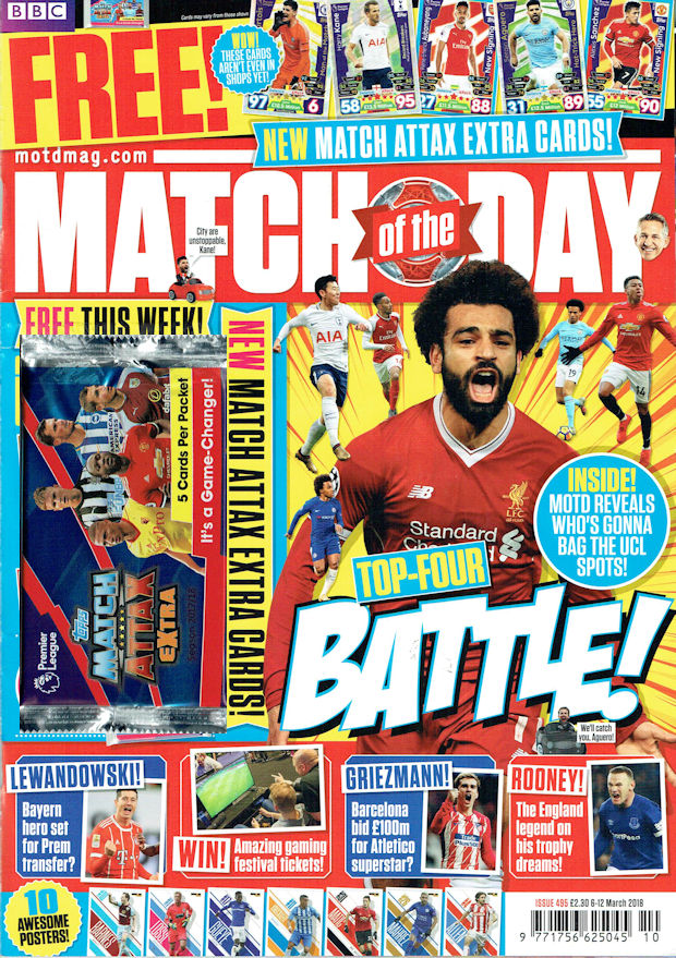 Football Cartophilic Info Exchange: Topps - Match Attax Extra 2017/18 ...