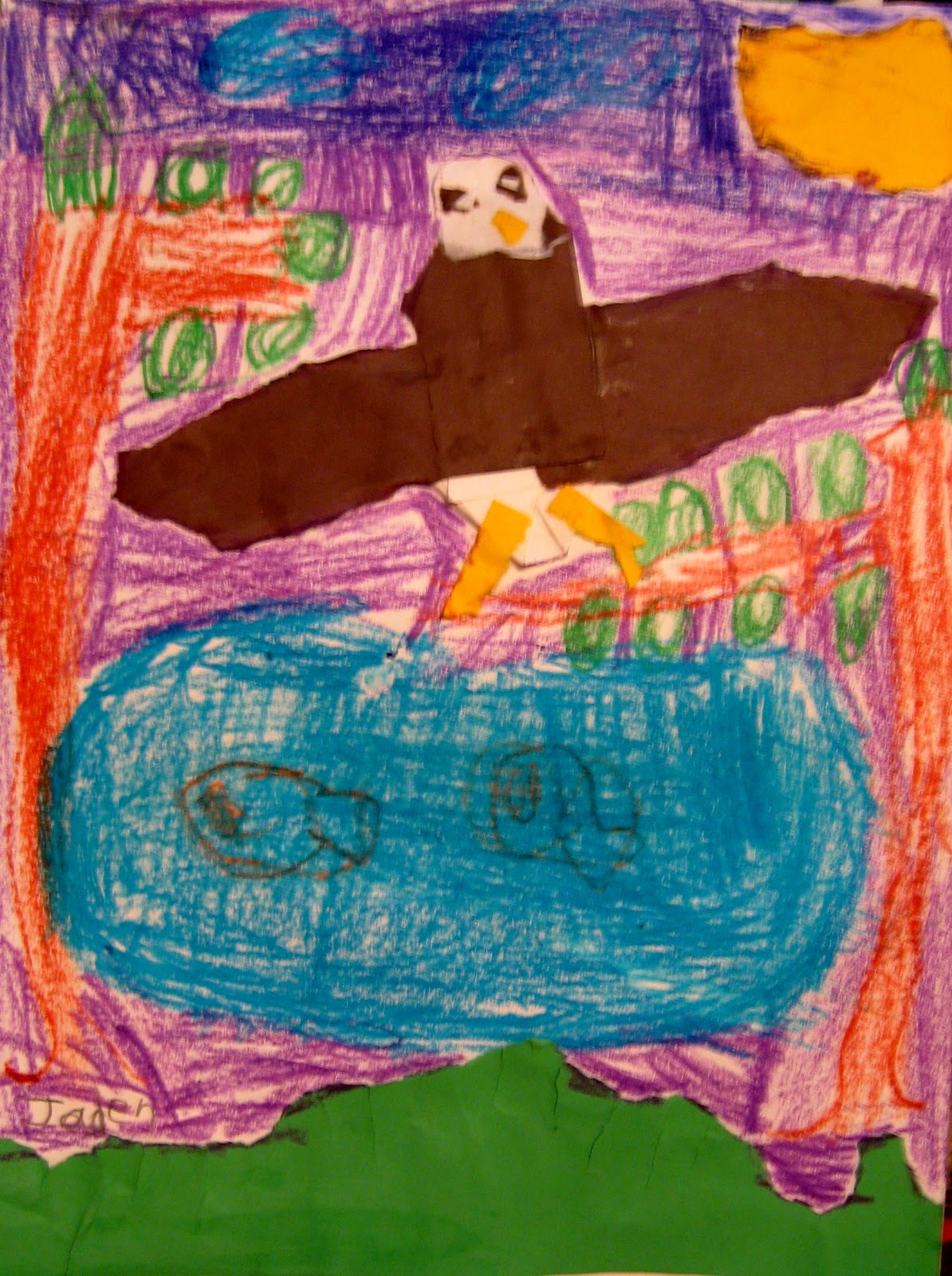 Art Matters: Torn Paper Animals (And a spooky picture)