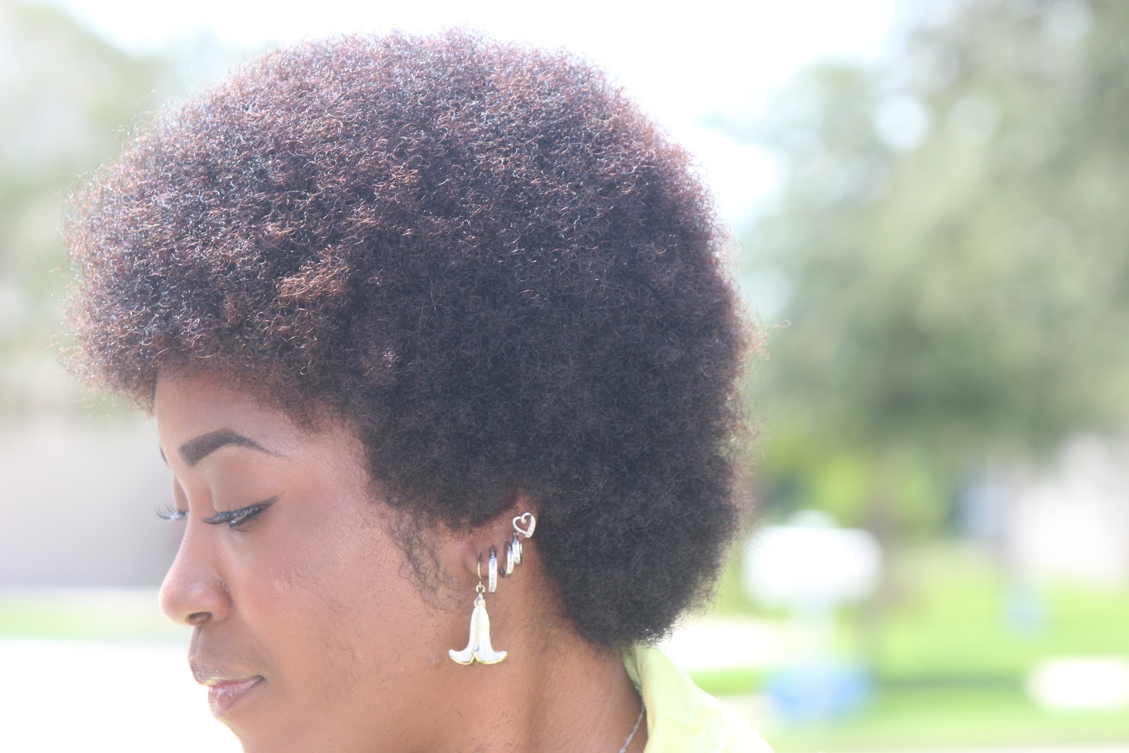 Natural Hair: My Picked out Afro with no Heat - FASHIONTOLIVE ...
