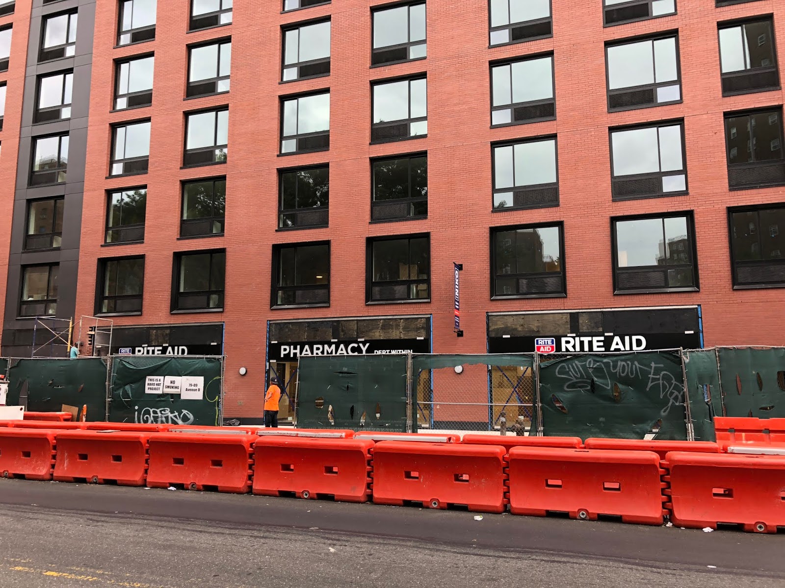 EV Grieve: Rite Aid signage arrives at the Niko East Village on Avenue D
