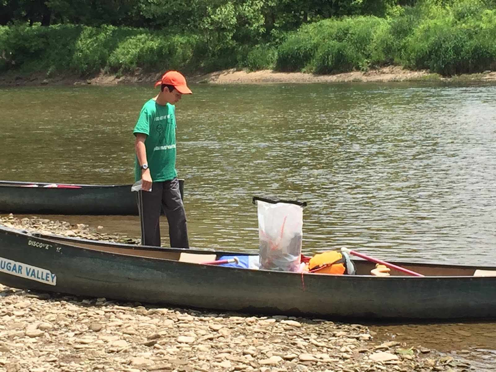 Boy Scout Troop 1 Champaign: Overnight Canoe Trip on Sugar Creek, Indiana