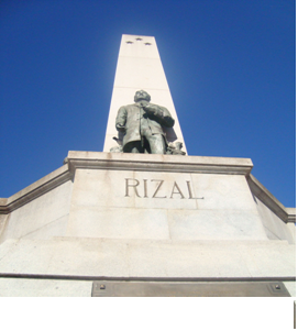 History...: Rizal Monument is the “Motto Stella”