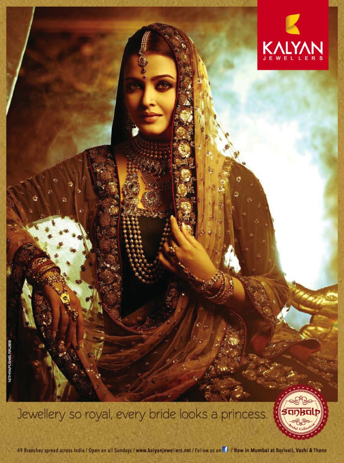 Aishwarya Rai’s new print ad for Kalyan Jewellers | MASTI4U-ENTERTAINMENT