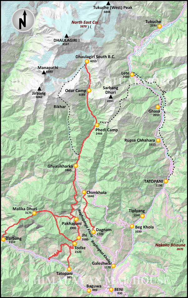 Dhaulagiri Sanctuary Trek - Newly Opened Hiking Trail to Dhaulagiri ...