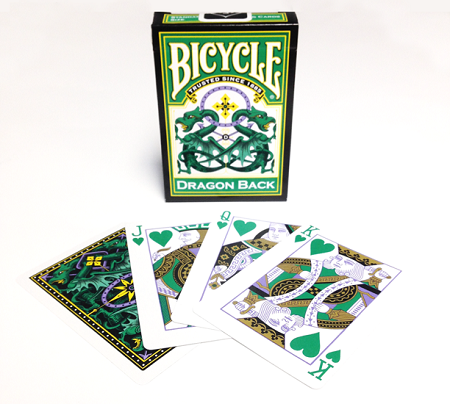 Bicycle® Dragon Back (GREEN) Playing Cards - Magic and Imported Playing ...
