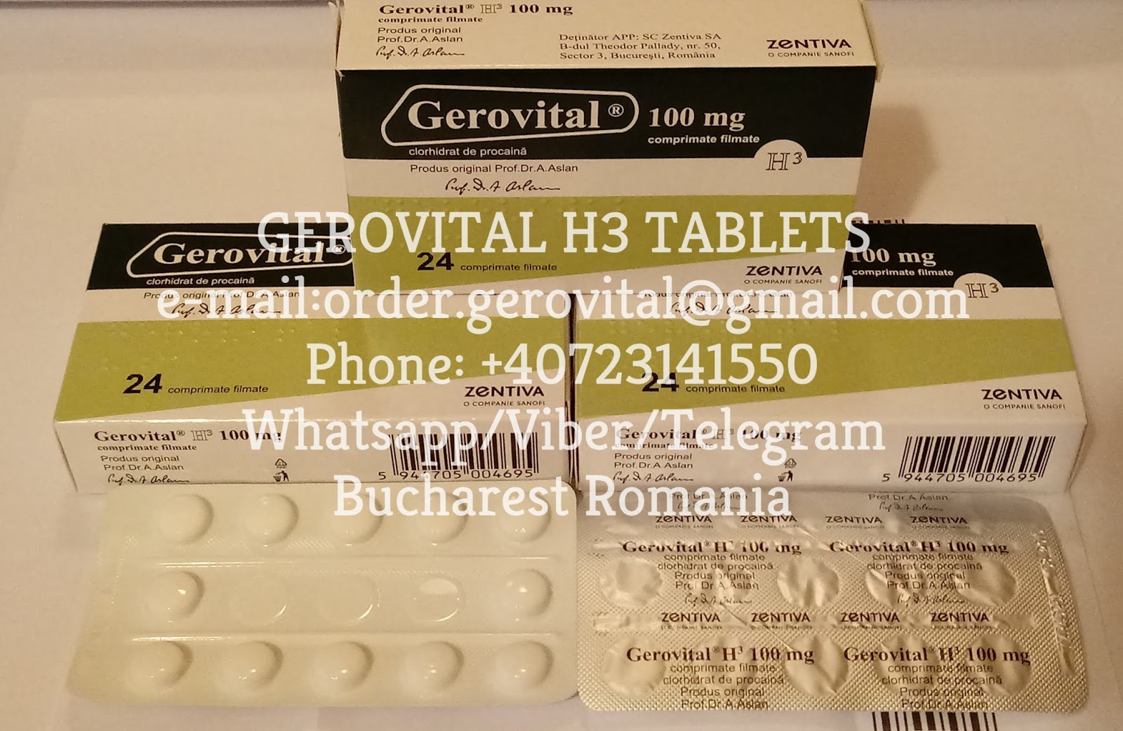 Authentic GEROVITAL H3 Dr Ana Aslan for AUSTRALIA: Authentic GEROVITAL ...