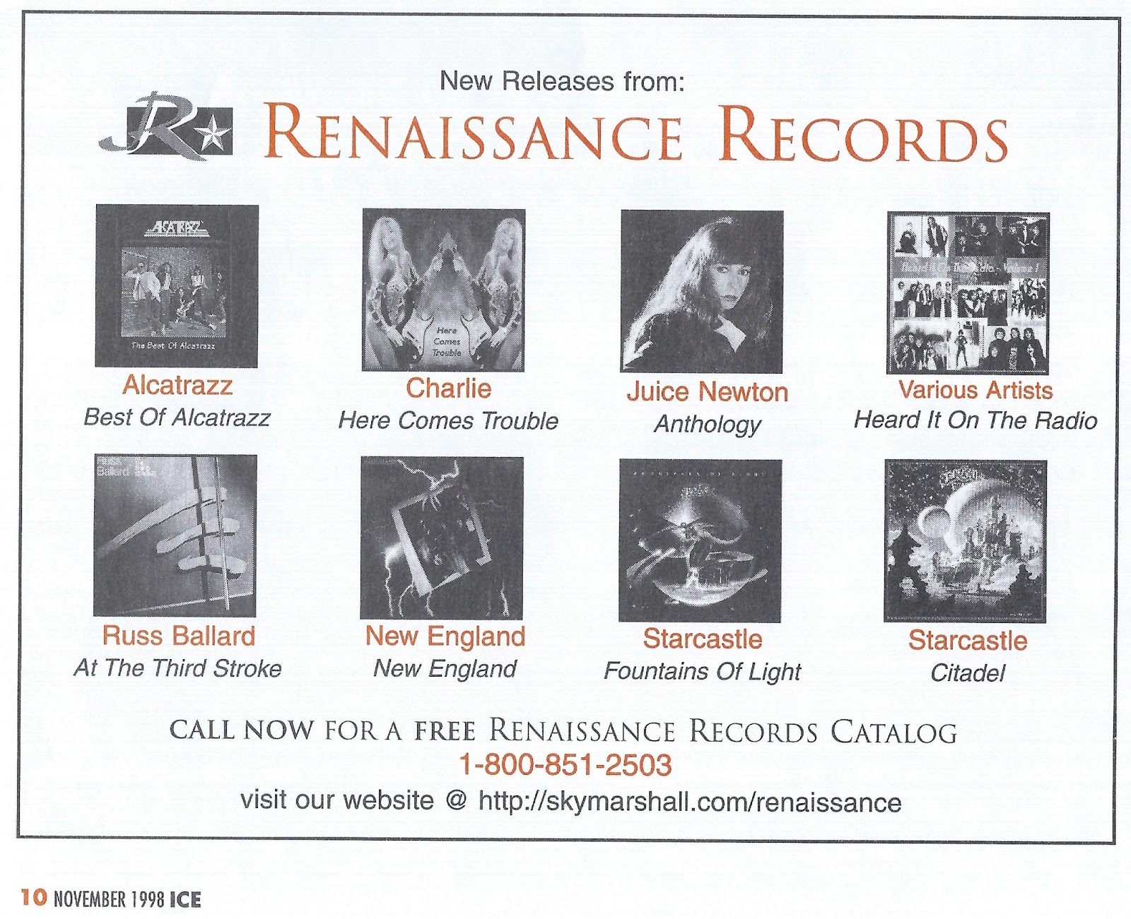 The Hideaway: Great Music Mags: ICE - The Class of 1998