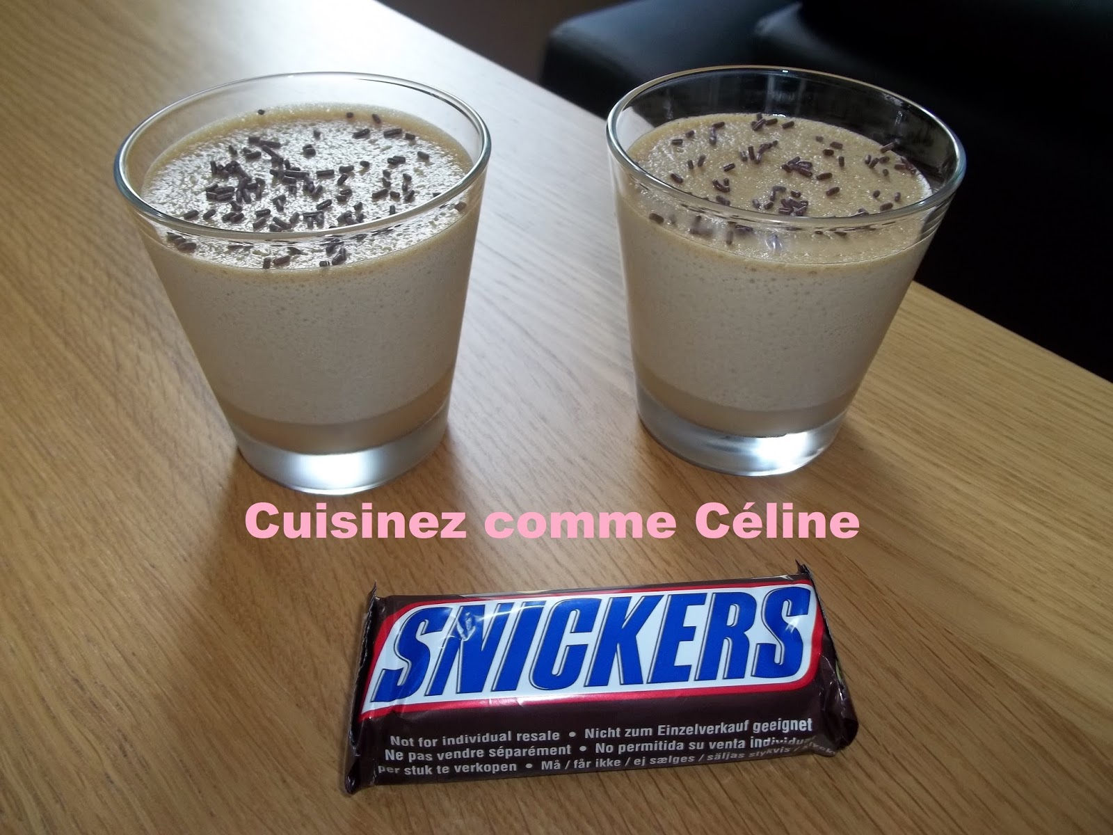 CuisinezcommeCéline: Mousse café Snickers