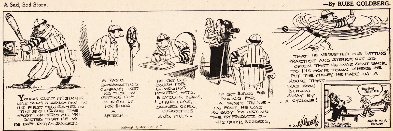Screwball Comics: Rube Goldberg's Baseball Cartoons (1930)