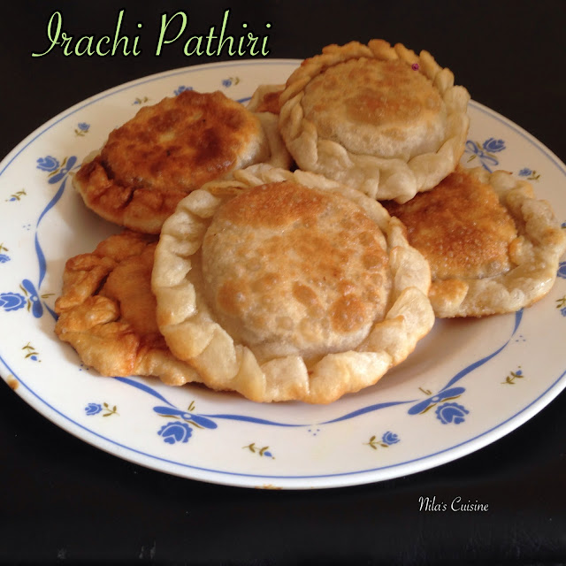 Nila's Cuisine: Irachi Pathiri / Chicken Pathiri