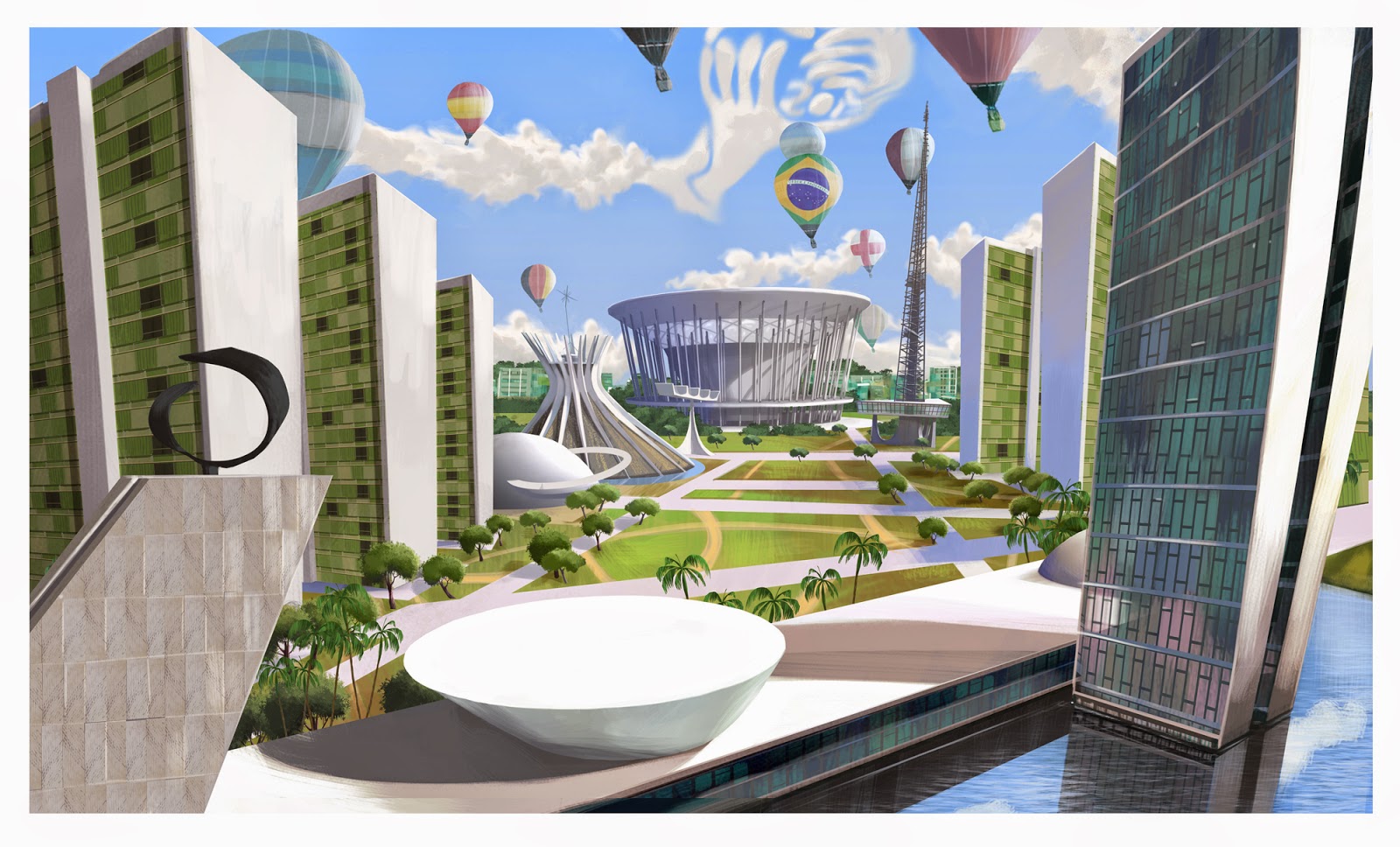 Paul Harrison's Art Blog: FIFA WORLD CUP 2014 ANIMATION CONCEPTS