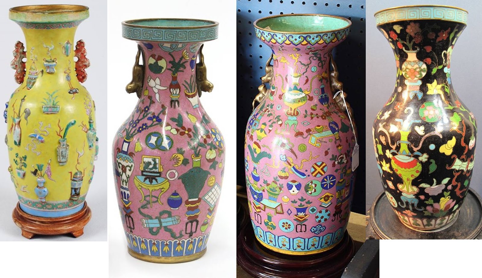 Beadiste: Puzzling Evidence - Pink Cloisonne and the Chinese Eight ...
