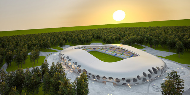Future Architecture: OFIS Arhitekti | Bate Borisov FC, Football Stadium ...