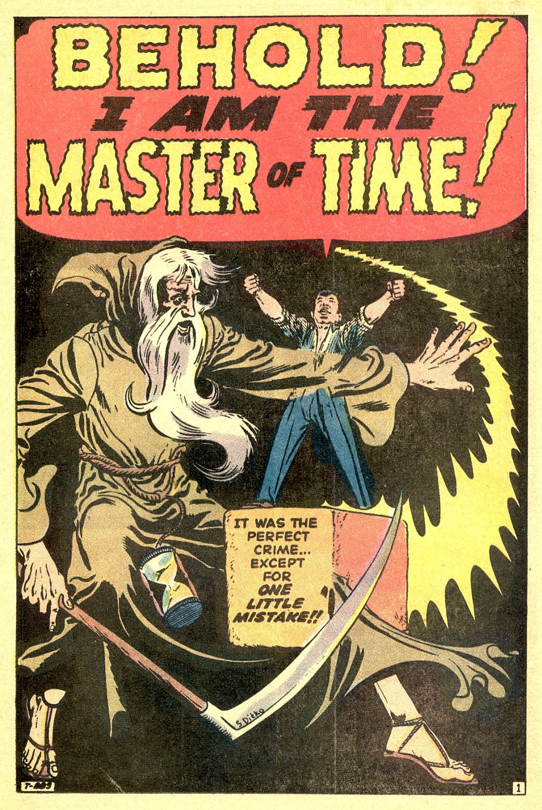 STEVE DITKO STUFF: Behold I Am the Master Of Time! (TOWER OF SHADOWS #8)
