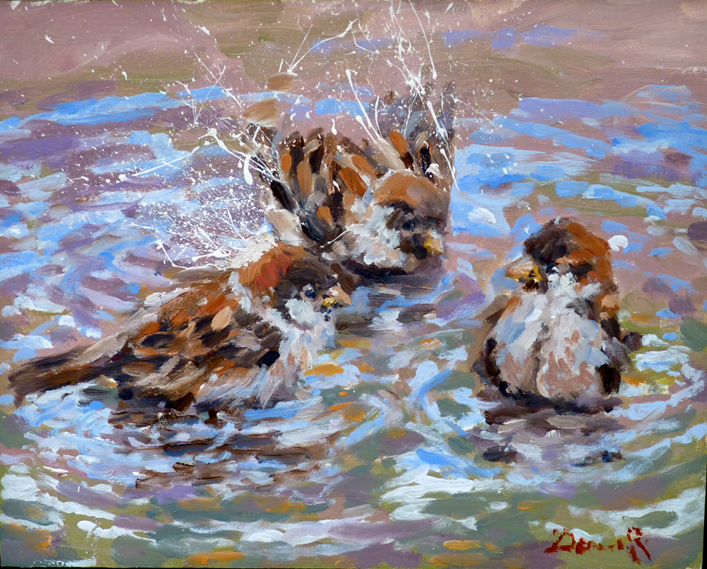 Fugle malerier af Danny Rasmussen