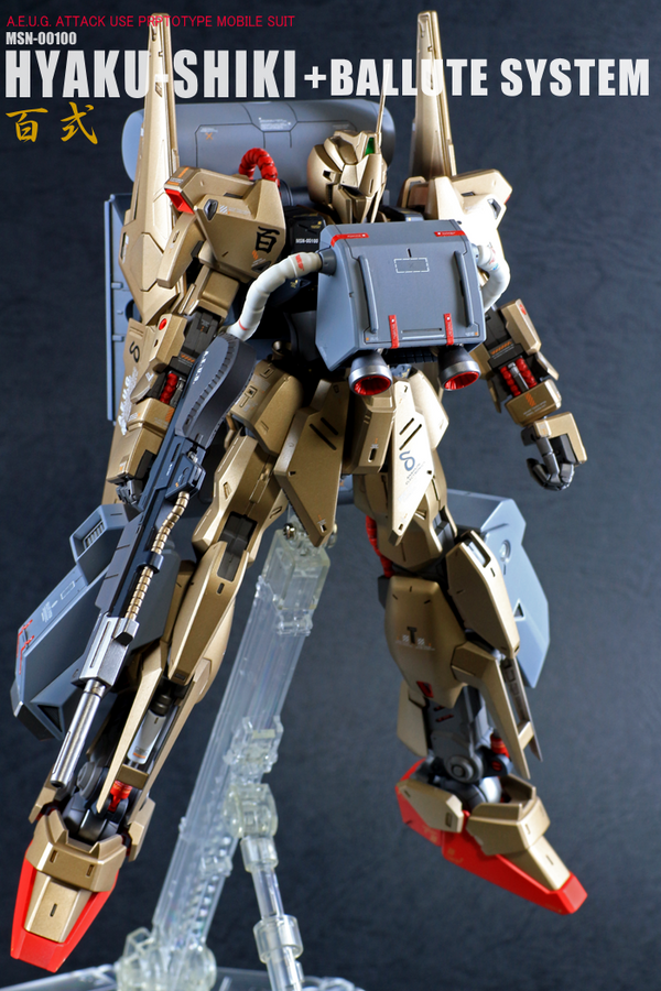 Custom Build: MG 1/100 Hyaku Shiki Ver. 2.0