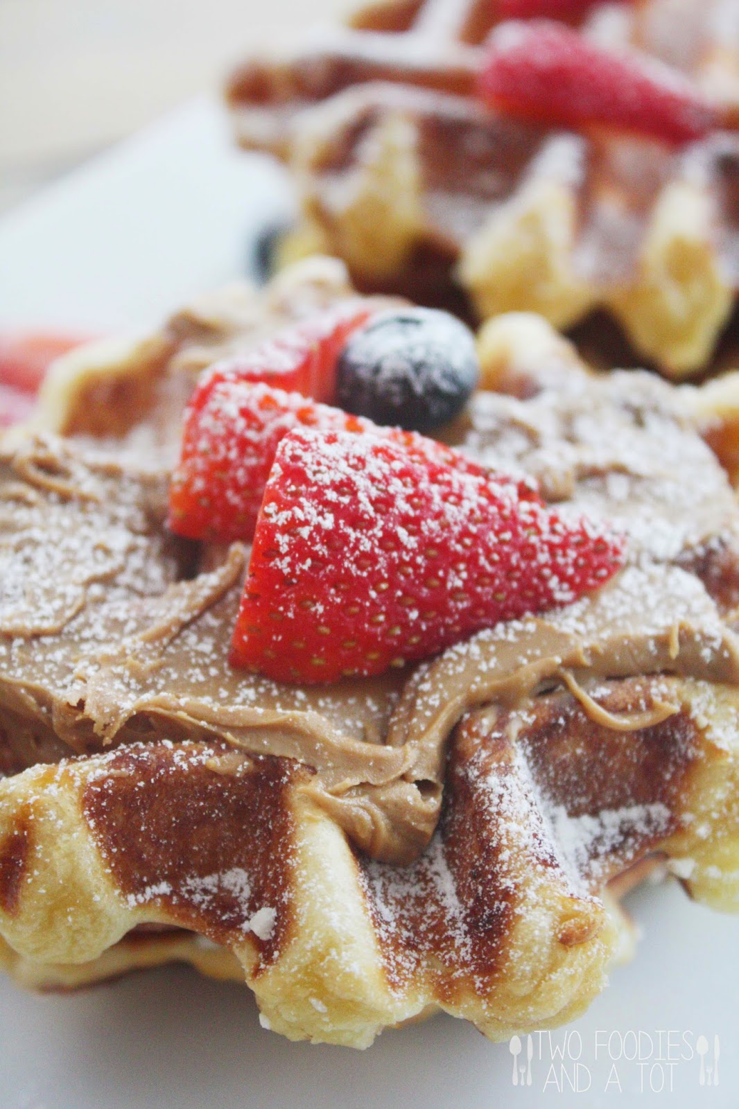 Two foodies and a tot: Liege waffles