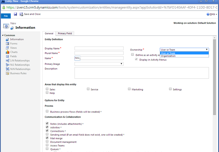 Entities Overview – Microsoft Dynamics CRM