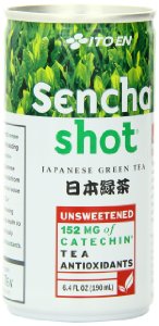 Ito En Sencha Shot, Japanese Green Tea, 6.4 Ounce (Pack of 30)