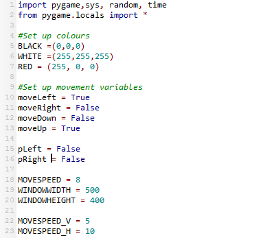 Beginners Guide to creating a Pygame: Setting up the game!