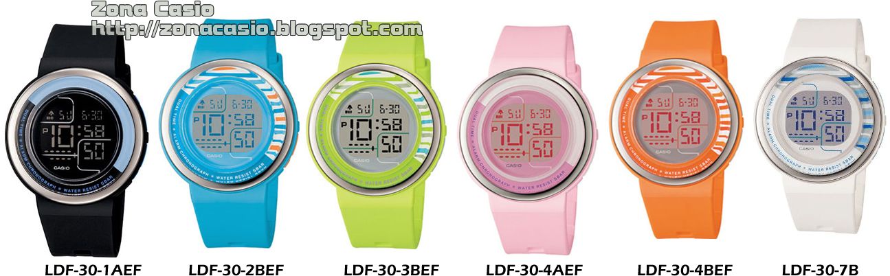 Zona Casio: Relojes para chicas con pilas de larga duración