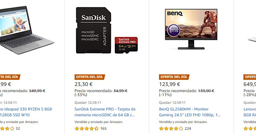¡Ofertas 23/04 Amazon! Tres "Ofertas del Día", dos "Ofertas Flash" y ...