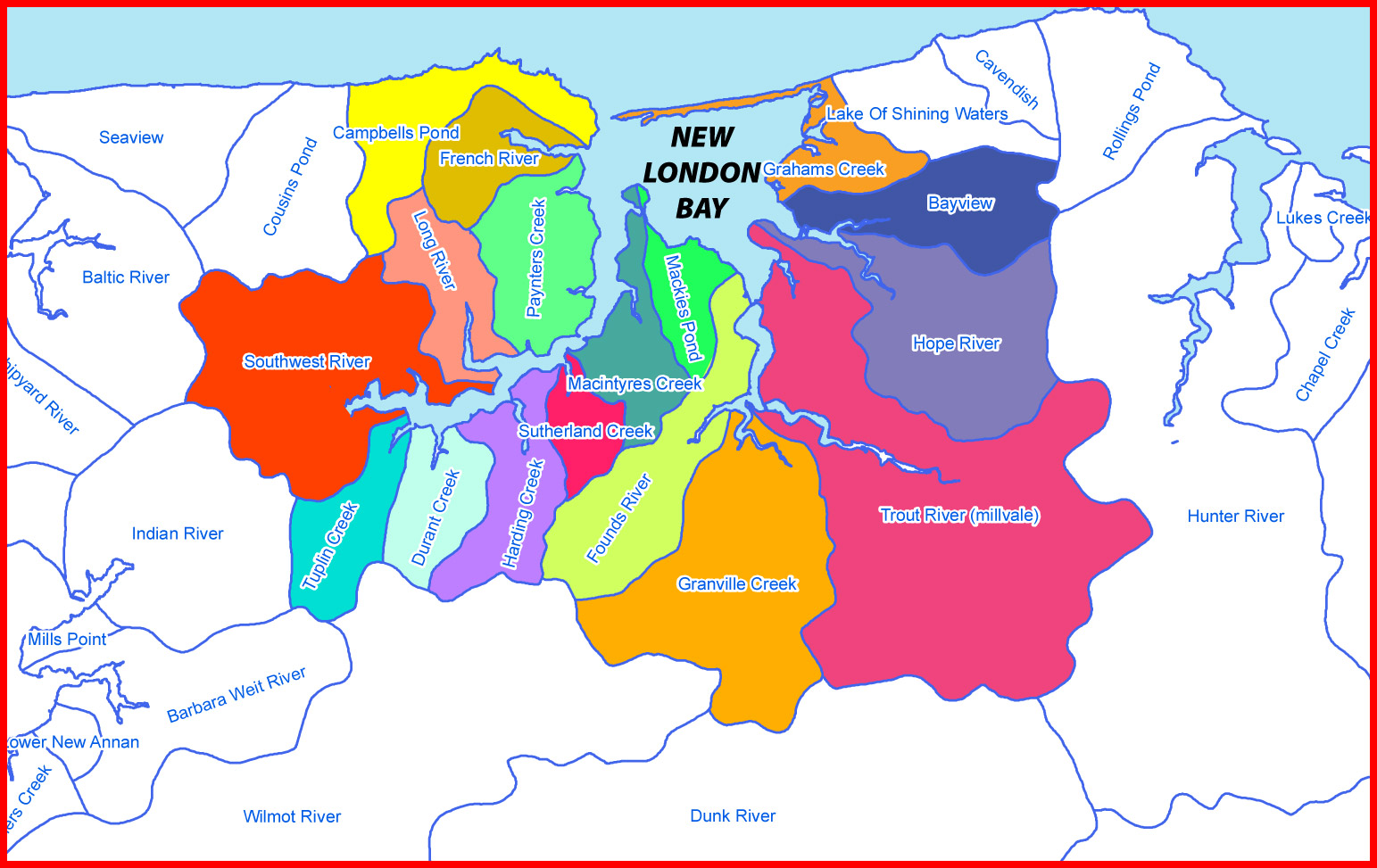 Cogitation & Buoyancy from Prince Edward Island: New London Bay ... the ...