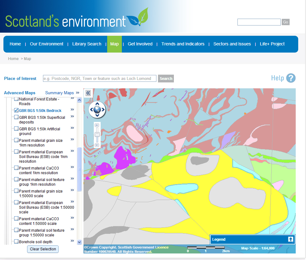 Scotland's Environment & BGS information by Keith Westhead