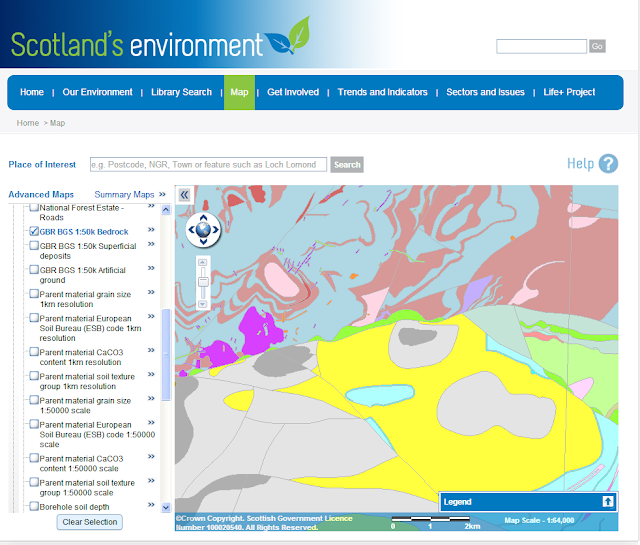 Scotland's Environment & BGS information by Keith Westhead