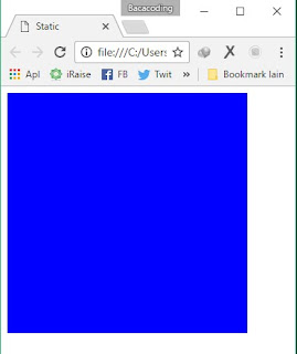 Cara Memposisikan Website Menjadi Static - BACA CODING