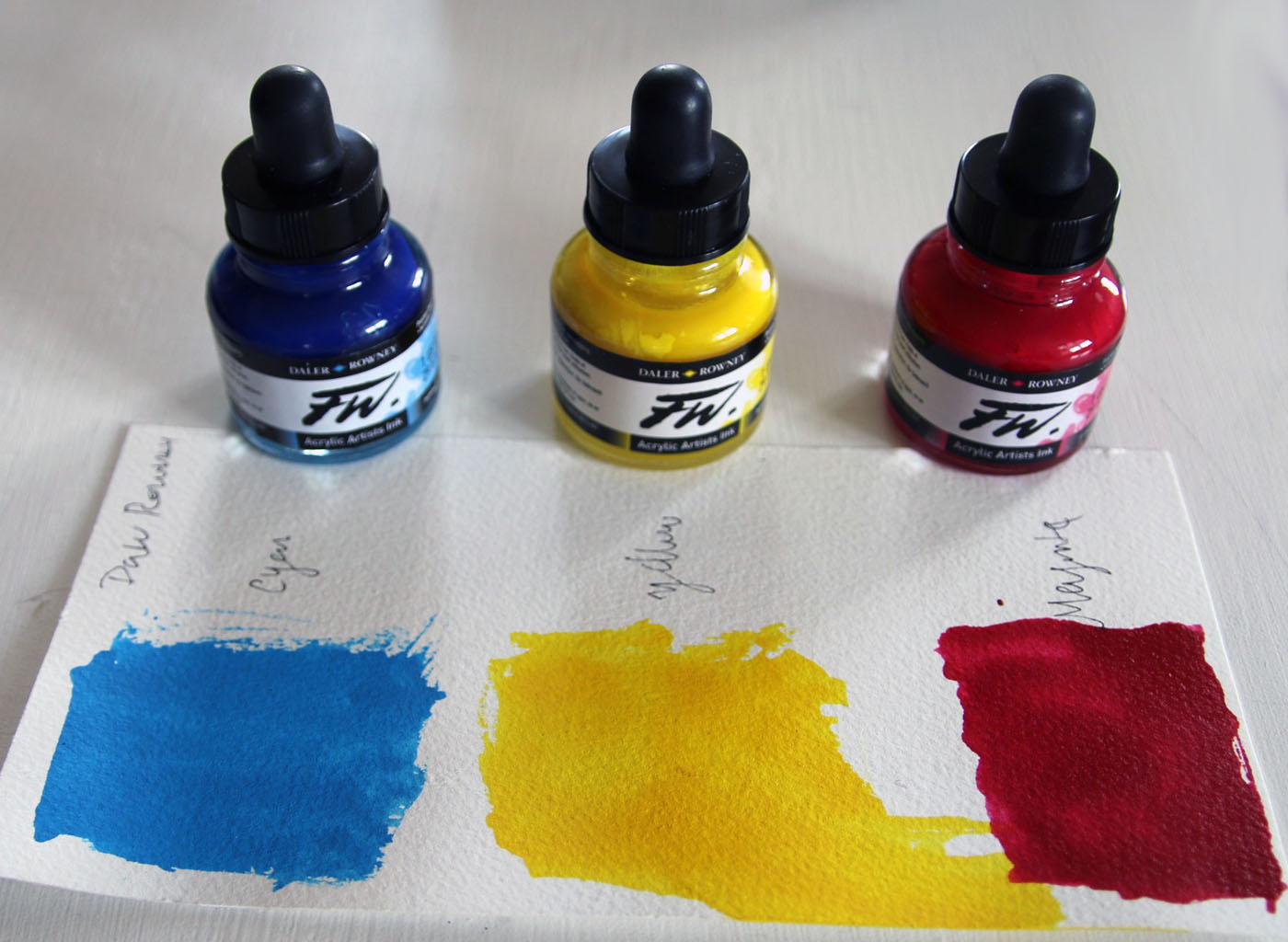 Markers Guild: Inks for dip pens and technical pens