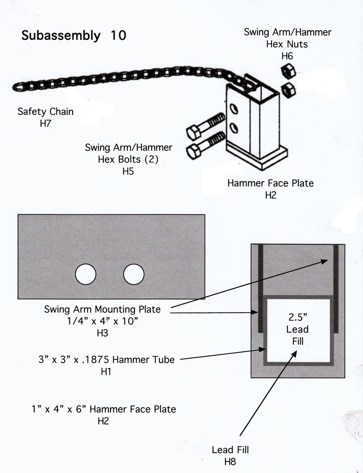 Persimmon Forge: Professional Blacksmithing: Hammer Assembly