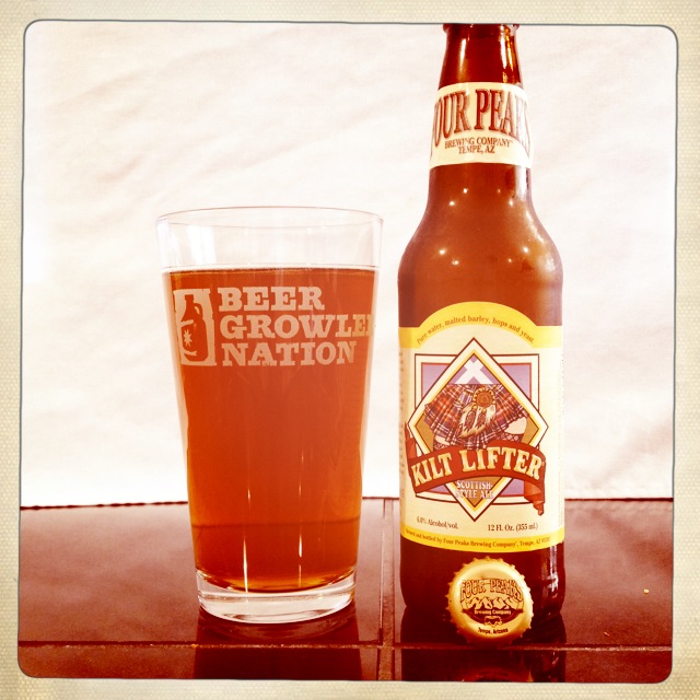 NorCal Beer Blog: Four Peaks Brewing Company Kilt Lifter Scottish Style Ale