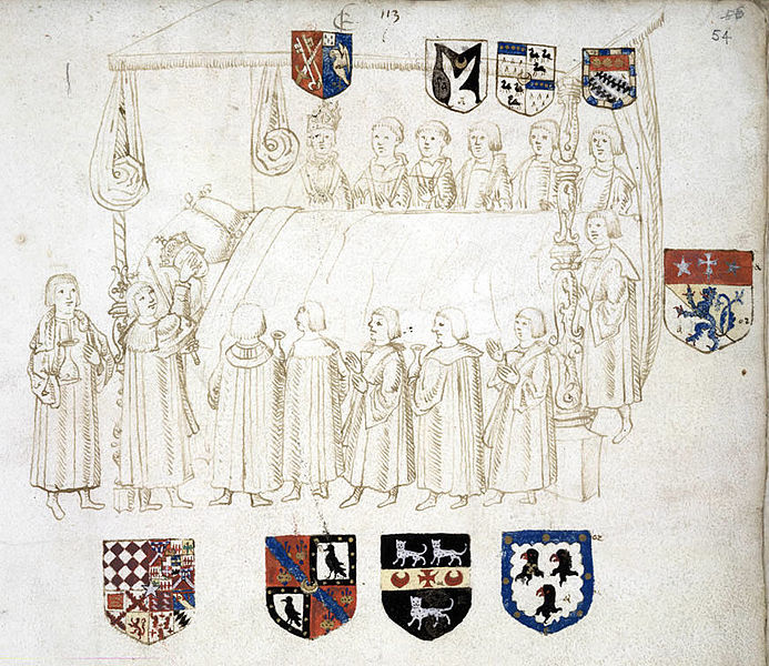 The Writing Desk: An account of the funeral of King Henry VII, 11th May ...