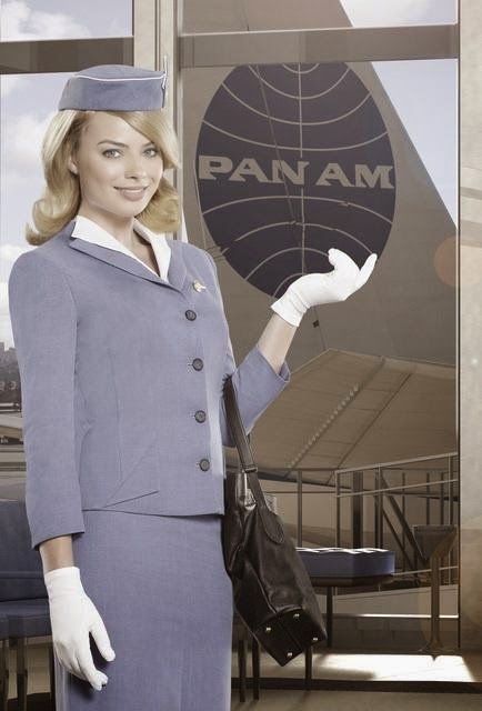 Pan Am TV Cast: Margot Robbie ~ World stewardess Crews