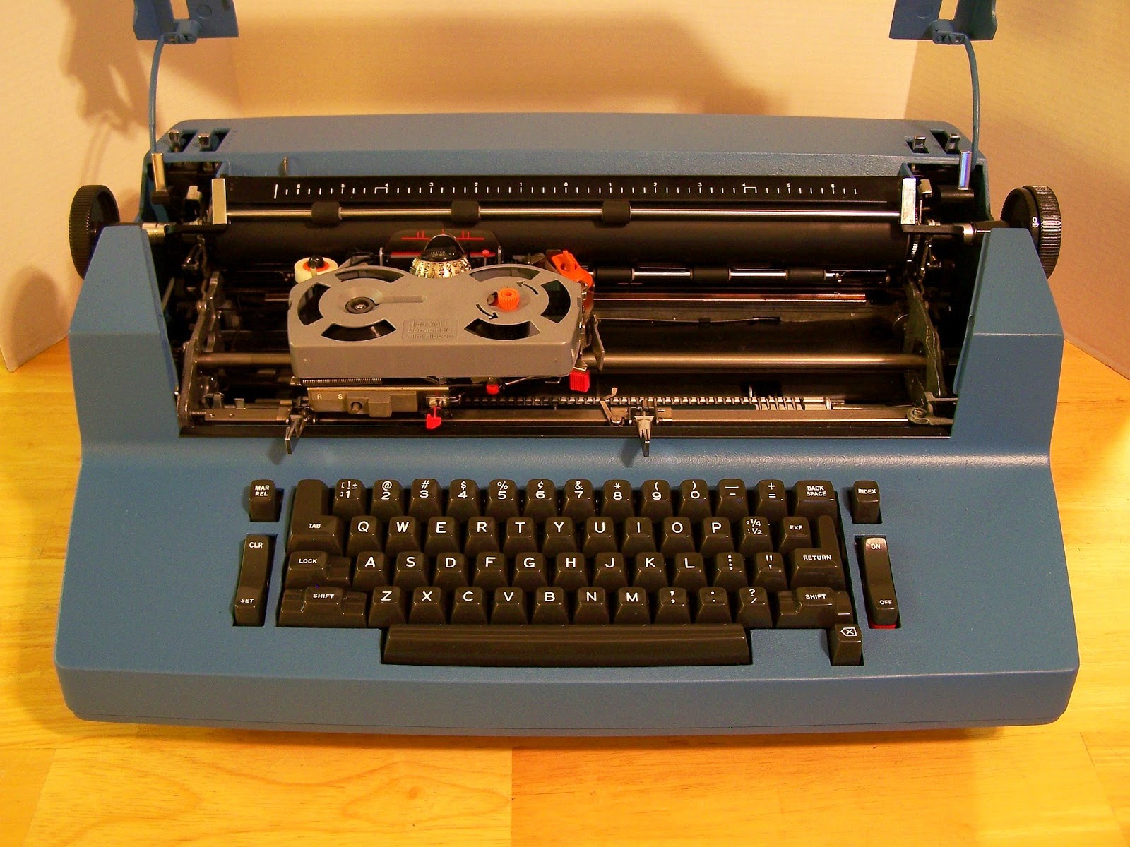 IBM Selectric Typewriters: Classic Blue Correcting Selectric II - SOLD