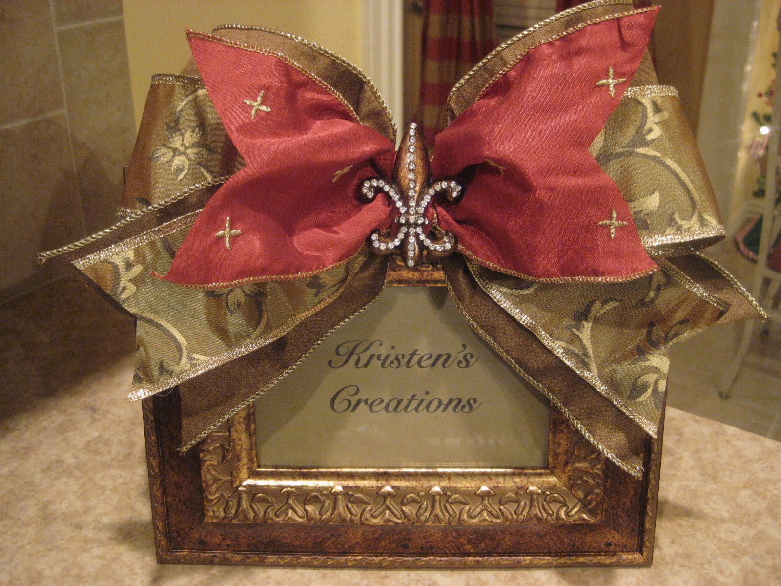 Kristen's Creations: Custom Embellished Frame Giveaway!!