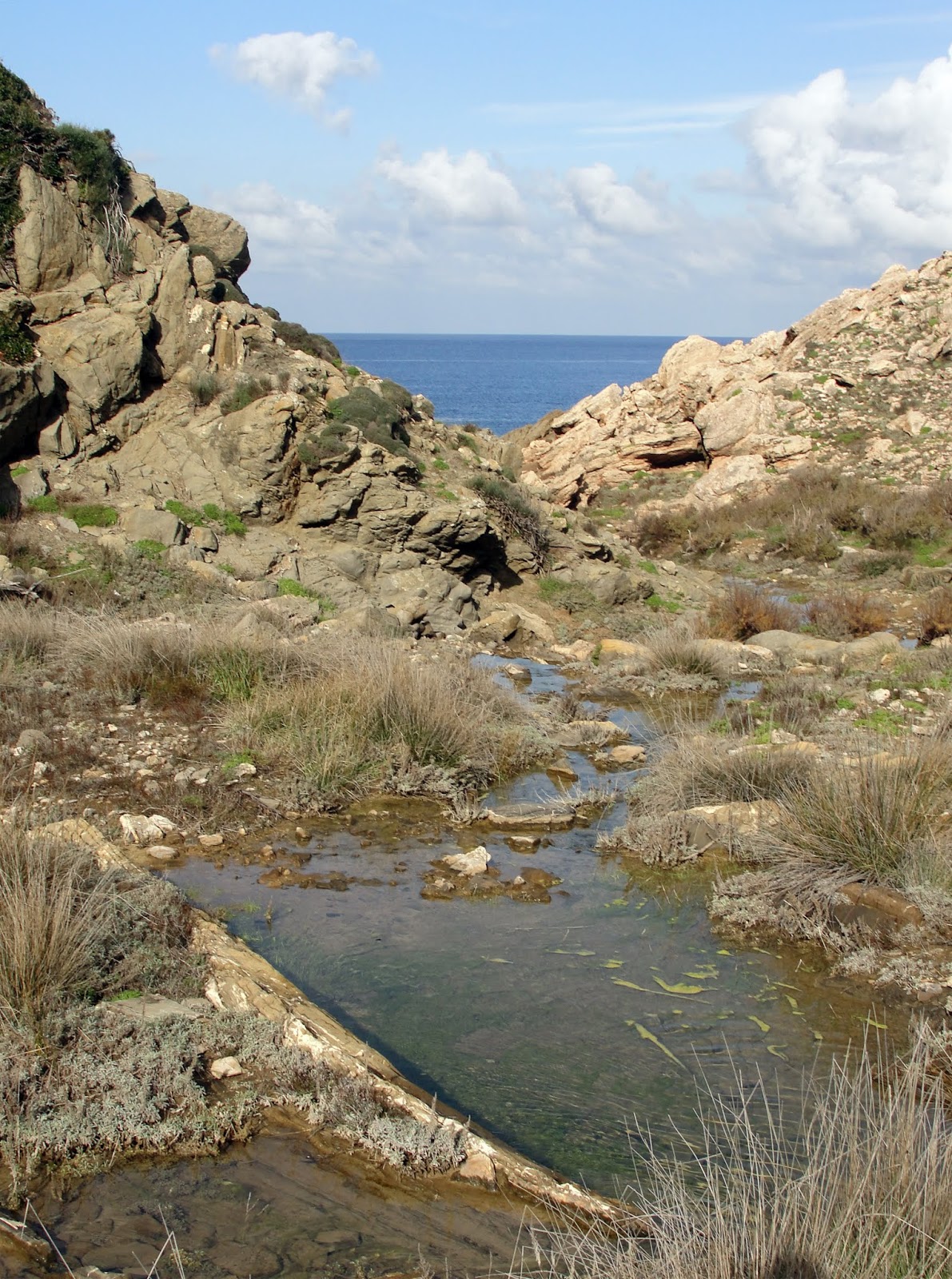 imatges de menorca: TORRENT TEMPORAL A ROCA DE SA SAL (FERRERIES) 27-12 ...