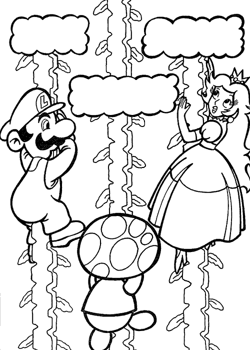 Colorir Super Mario | desenhos para pintar e imprimir