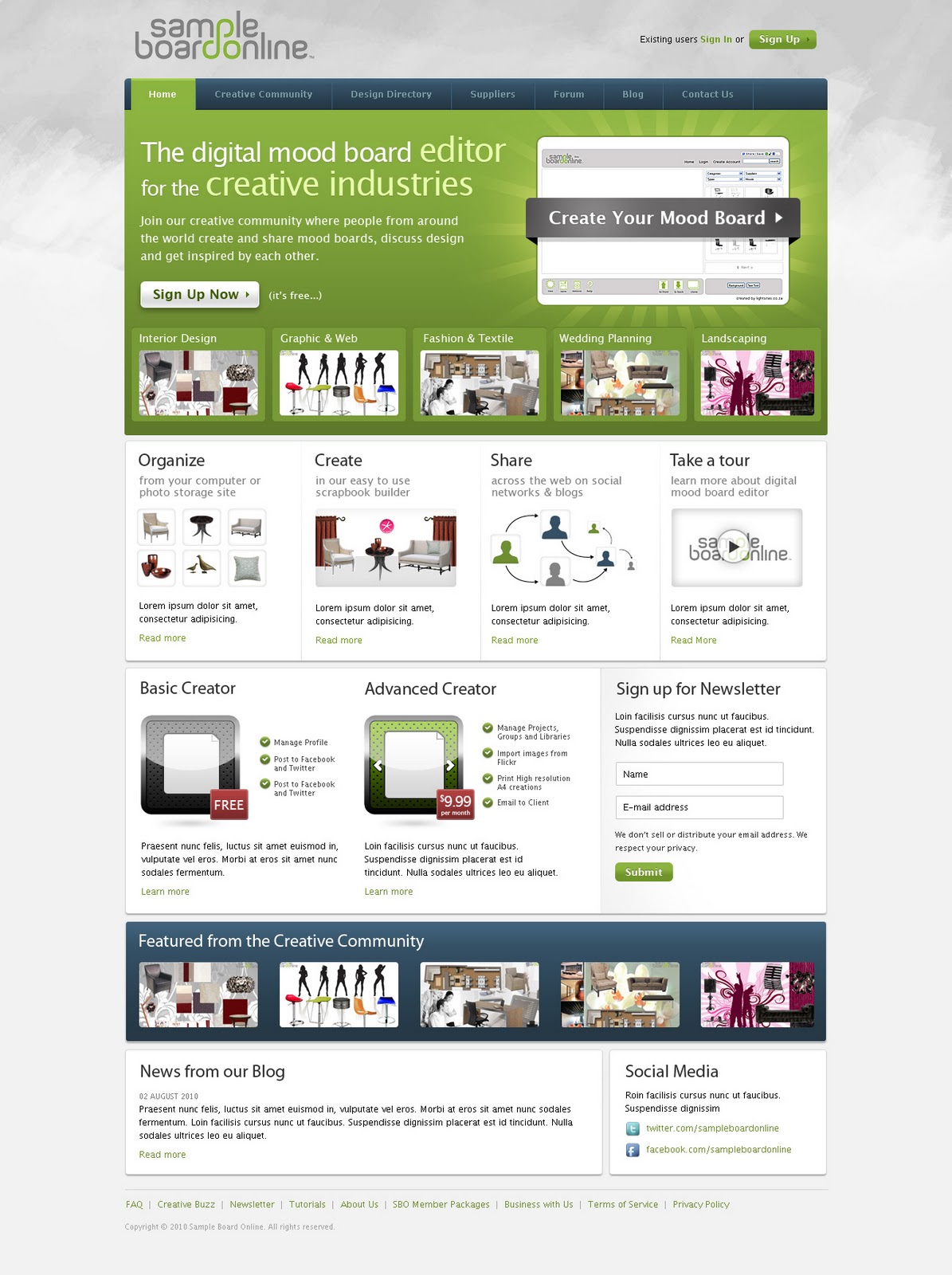 Sample Board Online In Australia