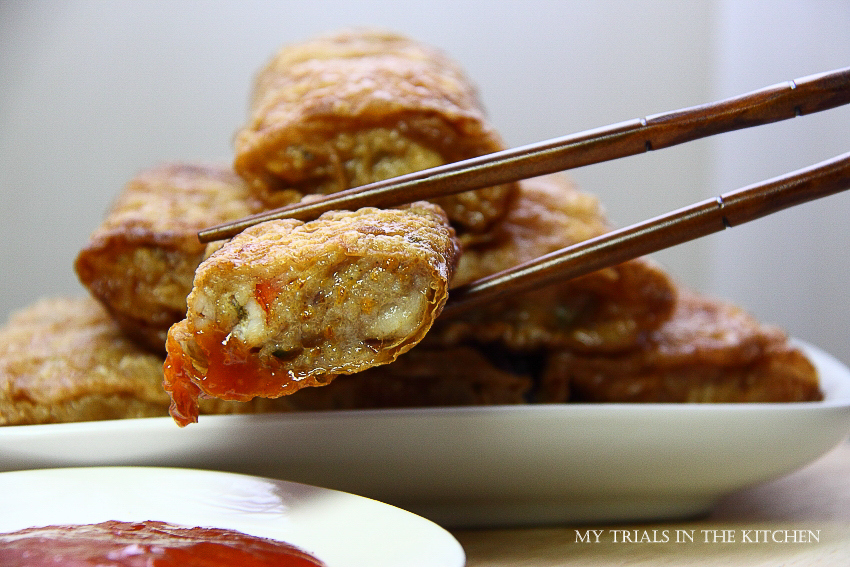 My Trials in the Kitchen: Beancurd Skin Roll (Fu Pei Guen)